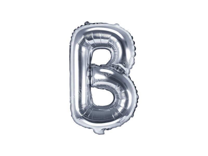 Ballon Lettre B Argent - Sparklers Club