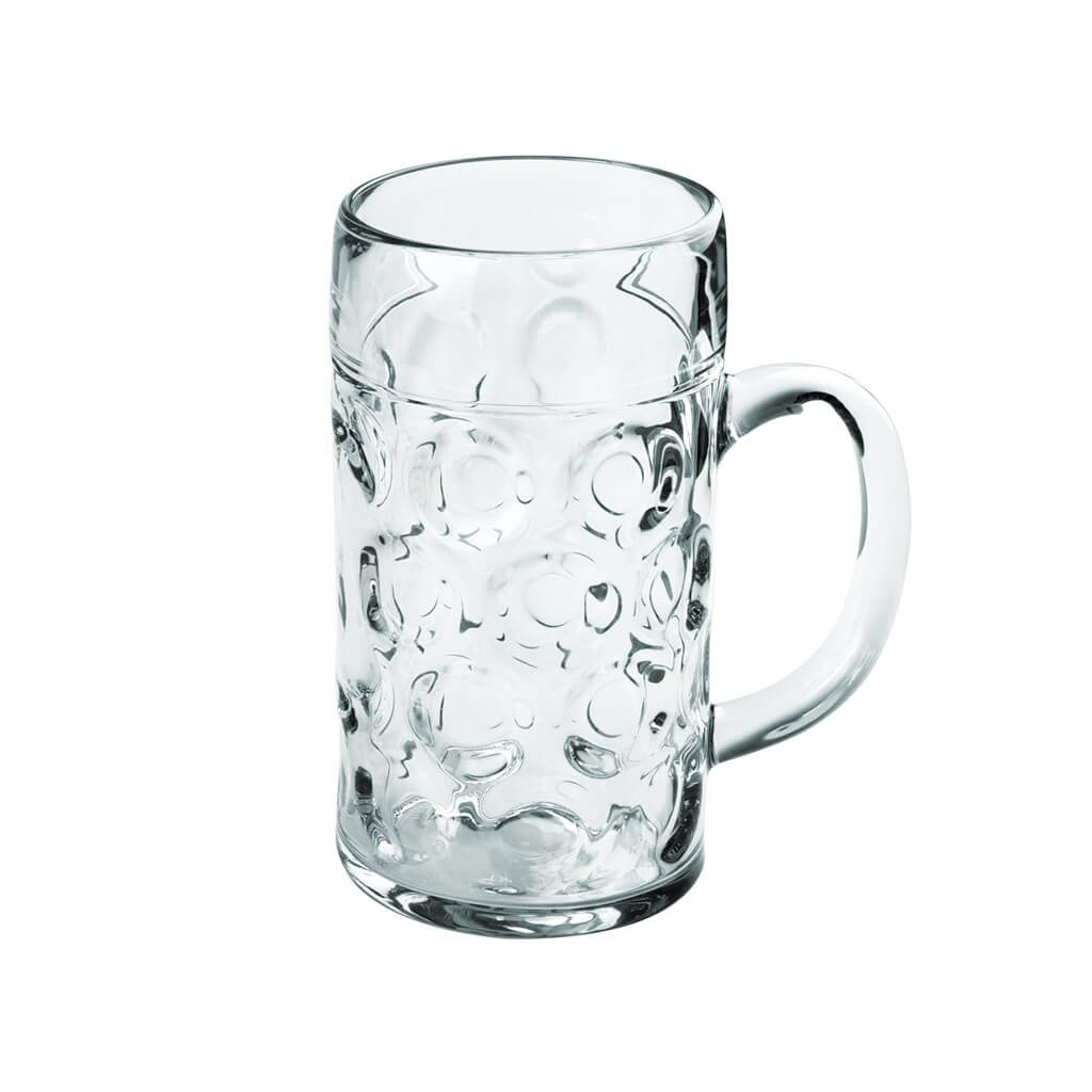 Chope à Bière Transparente design 50cl : Verres à bière incassables sur ...