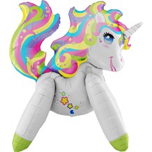 Ballon Hélium Licorne Rainbow Géante 137cm : Déco Anniversaire Licorne ...