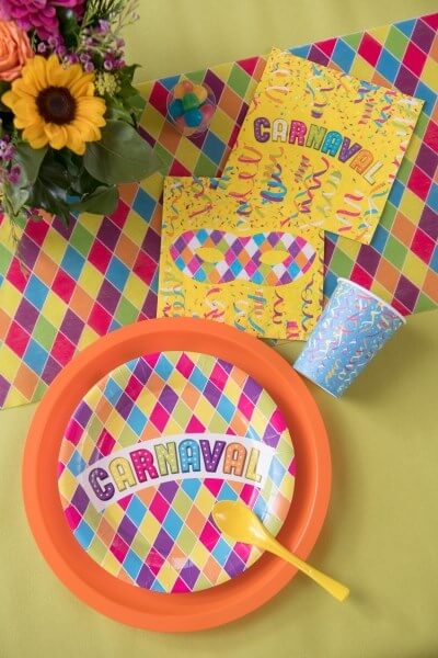 Vaso de papel "Carnaval" - Juego de 10 - Sparklers Club