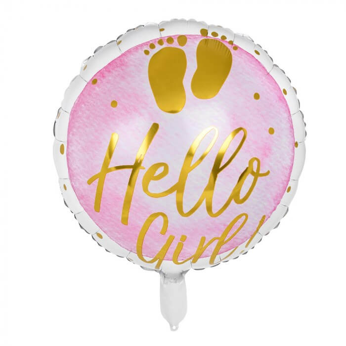 Ballon aluminium "Hello Girl!" : Déco de salle sur Sparklers Club
