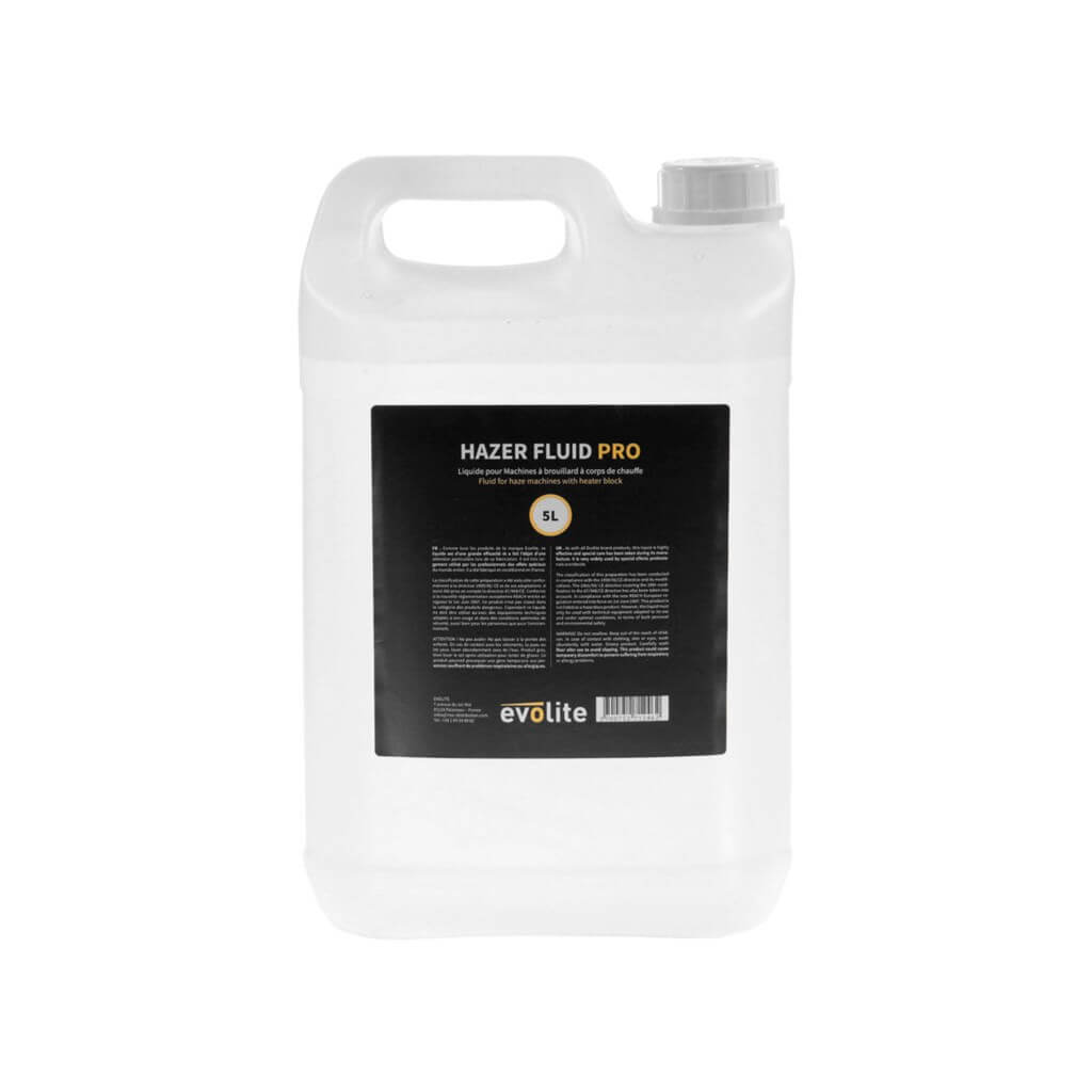 FOG LIQUID HAZER FLUID PRO 5L - EVOLITE - Sparklers Club