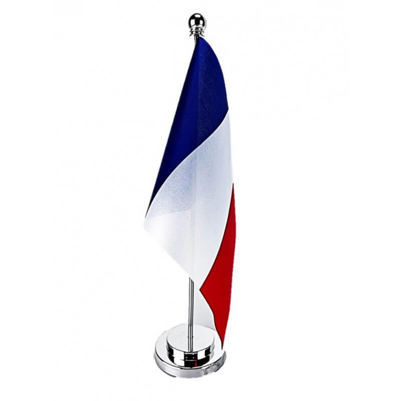 SUPPORT + DRAPEAU DE TABLE FRANCE - 15x21cm : Drapeau France sur ...