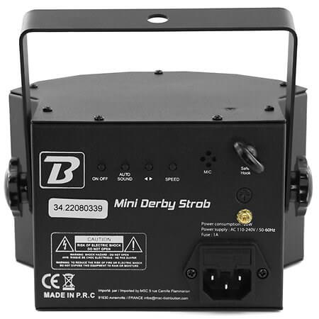 Mini Derby Strob 2 en 1 - Boomtone DJ - Sparklers Club