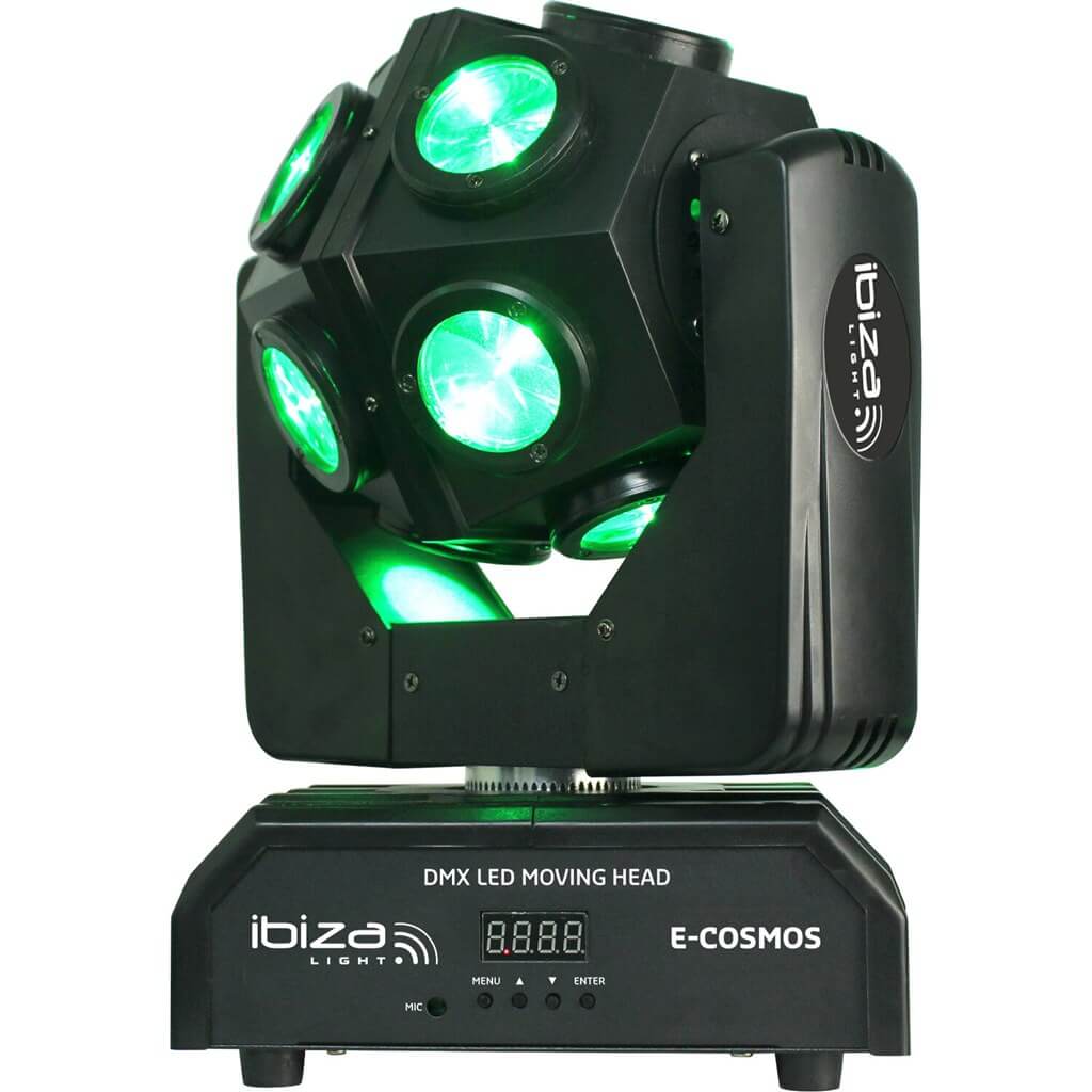 Retro-Stil Lyra DMX E-COSMOS mit LEDs 4 in 1 - Sparklers Club