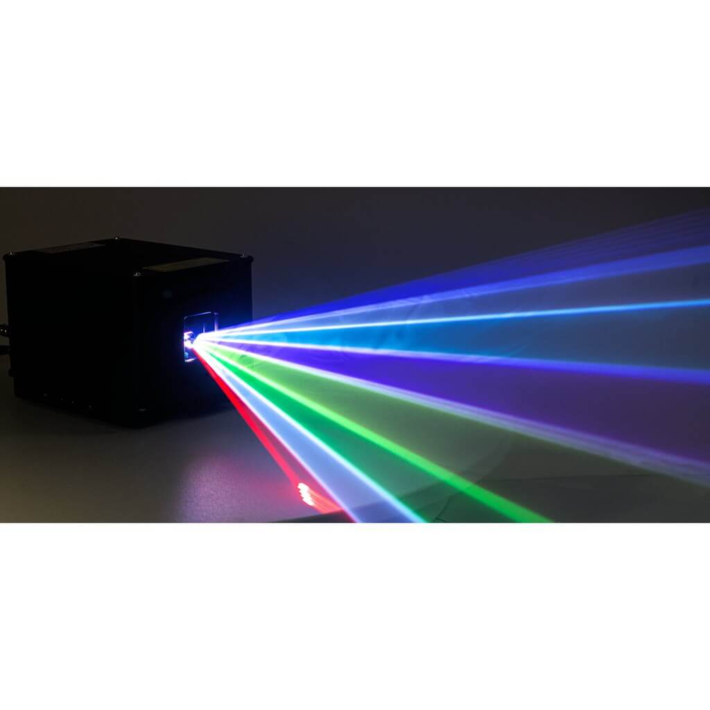 Machine Laser RGB avec Flight Case LZR3000RGB-IP-FC : Laser Multicolore ...