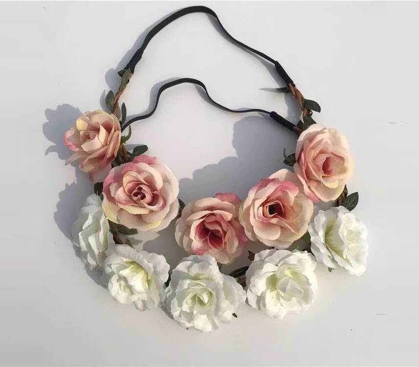 Couronne de Roses - Rose : Chapeaux de fête sur Sparklers Club