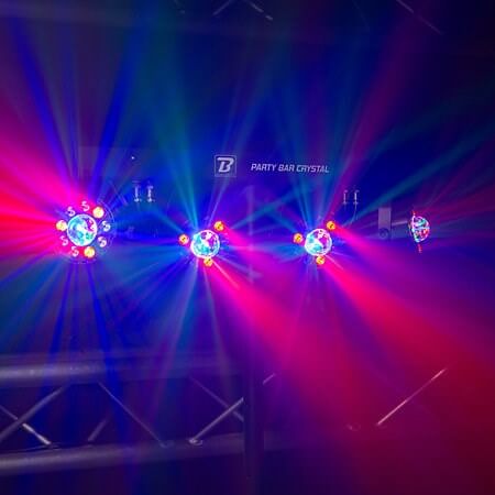 Barra de efectos LED BoomTone DJ - Party Bar Crystal MKII - Sparklers Club