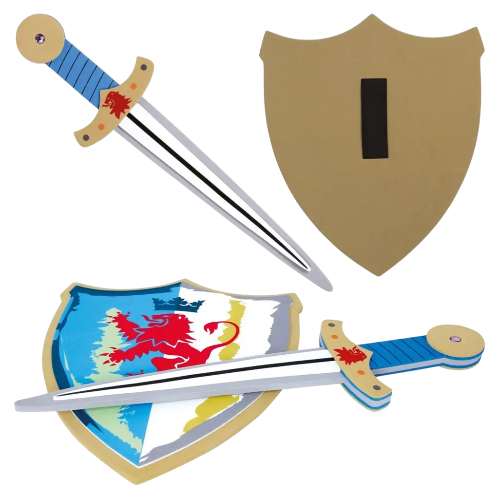 Kit Chevalier Enfant EVA – Épée et Bouclier Chevalier : Accessoires ...