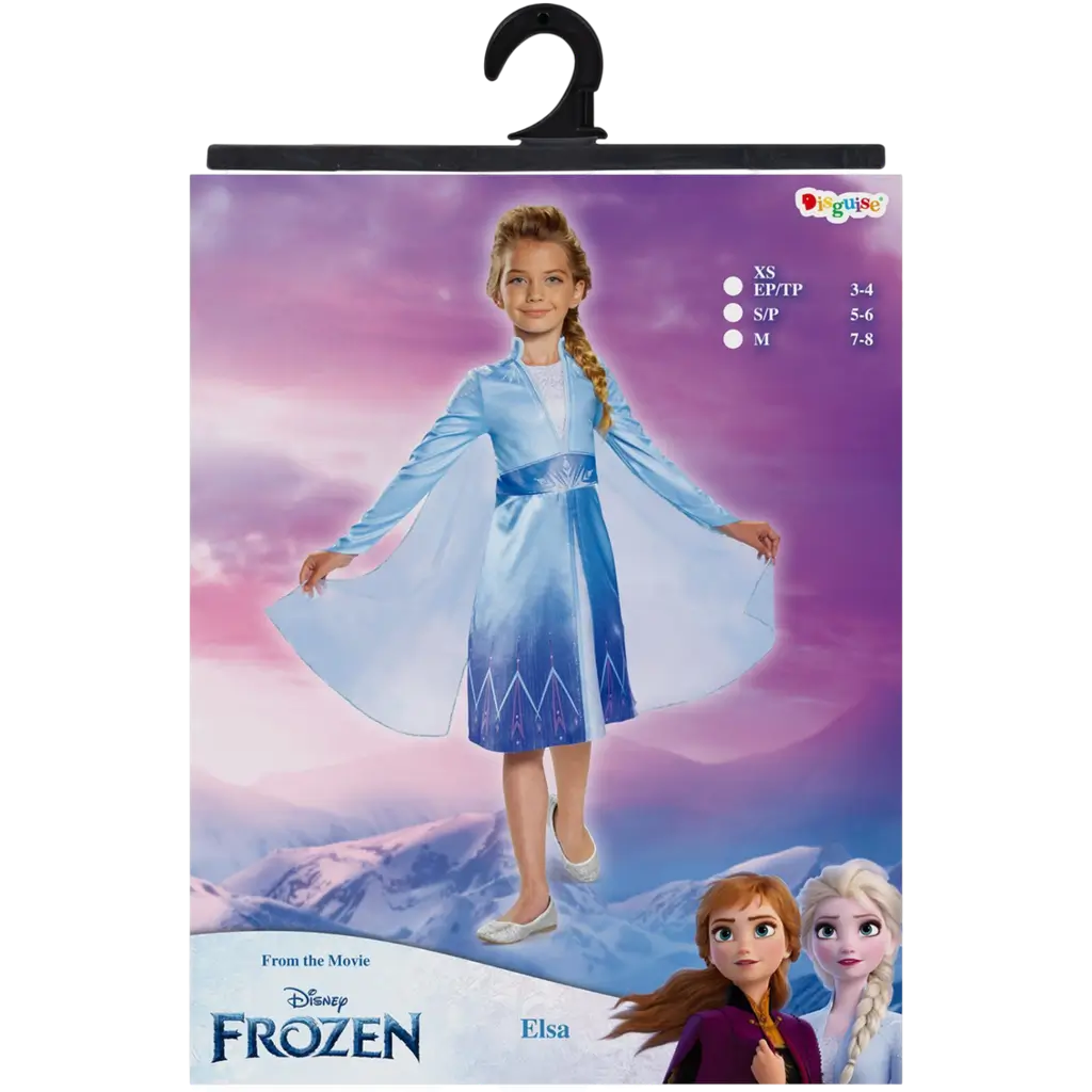 Déguisement Elsa Disney™ Reine des Neiges Enfant 7-8 Ans : Bretelles ...